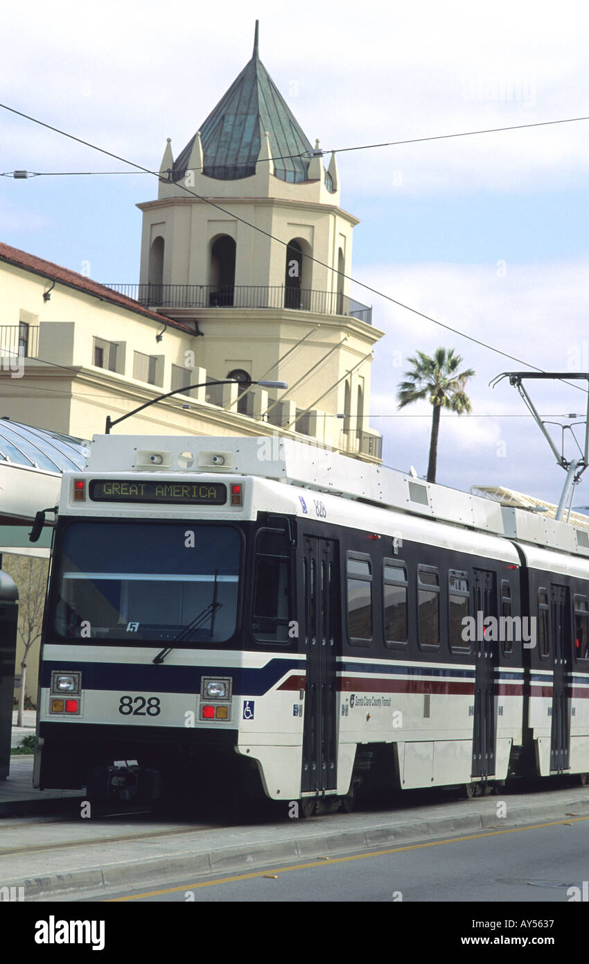 San jose california light rail hi-res stock photography and images - Alamy