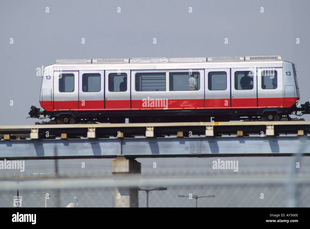 Elevated shuttle train hi-res stock photography and images - Alamy
