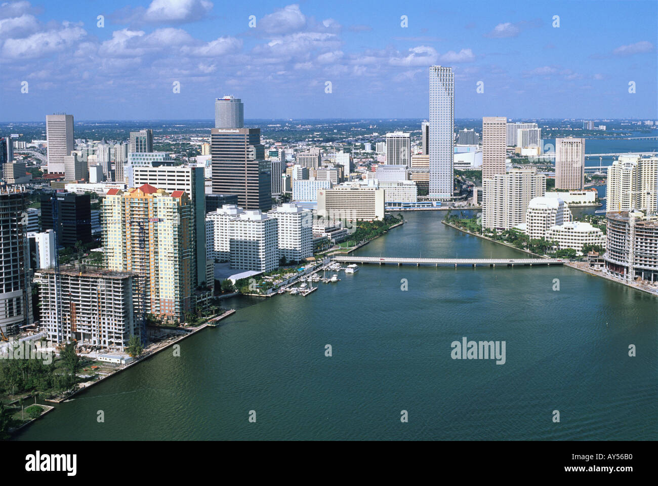 Intracostal waterway in Miami Florida Stock Photo - Alamy