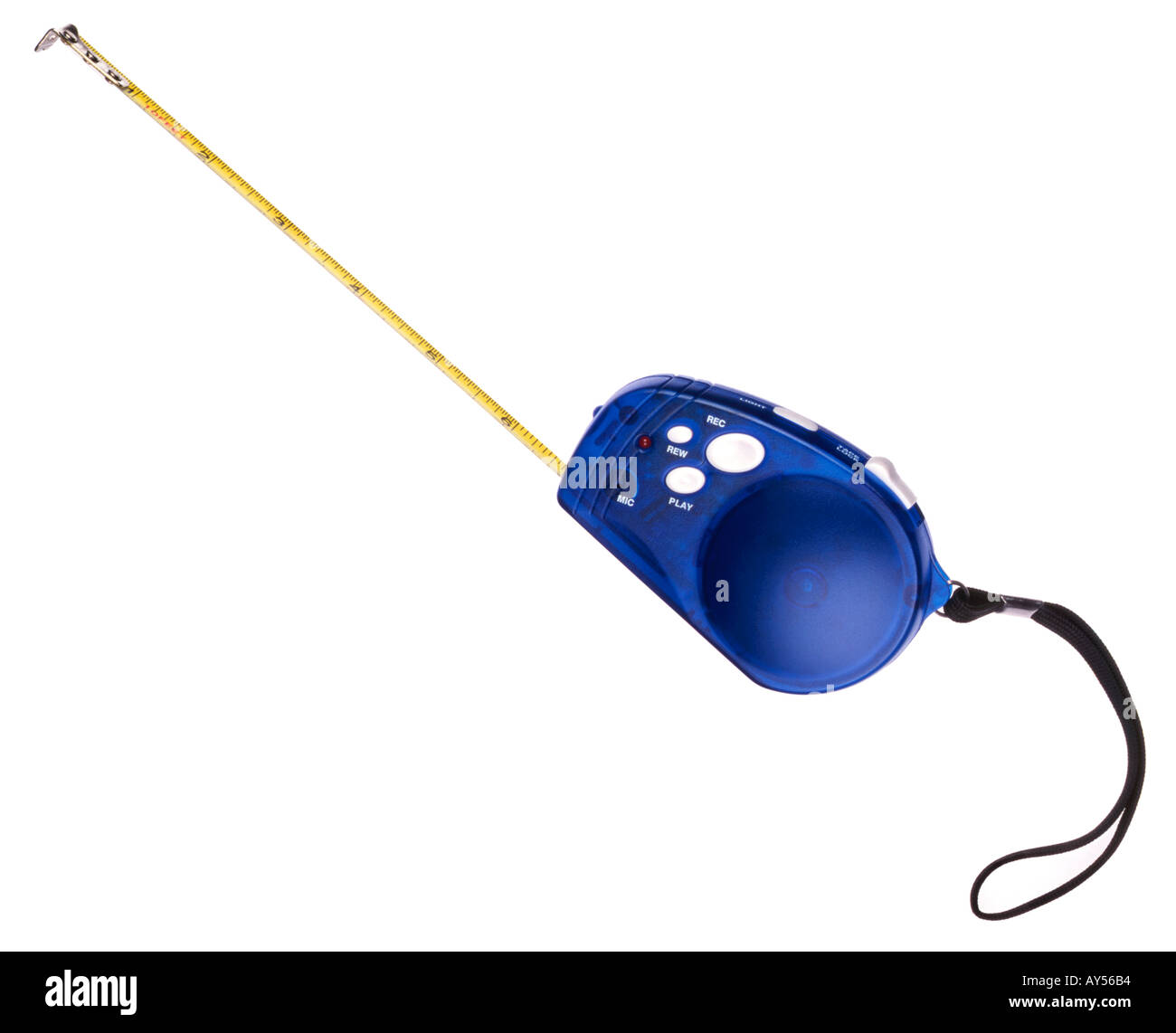 tape measure and recorder Stock Photo - Alamy