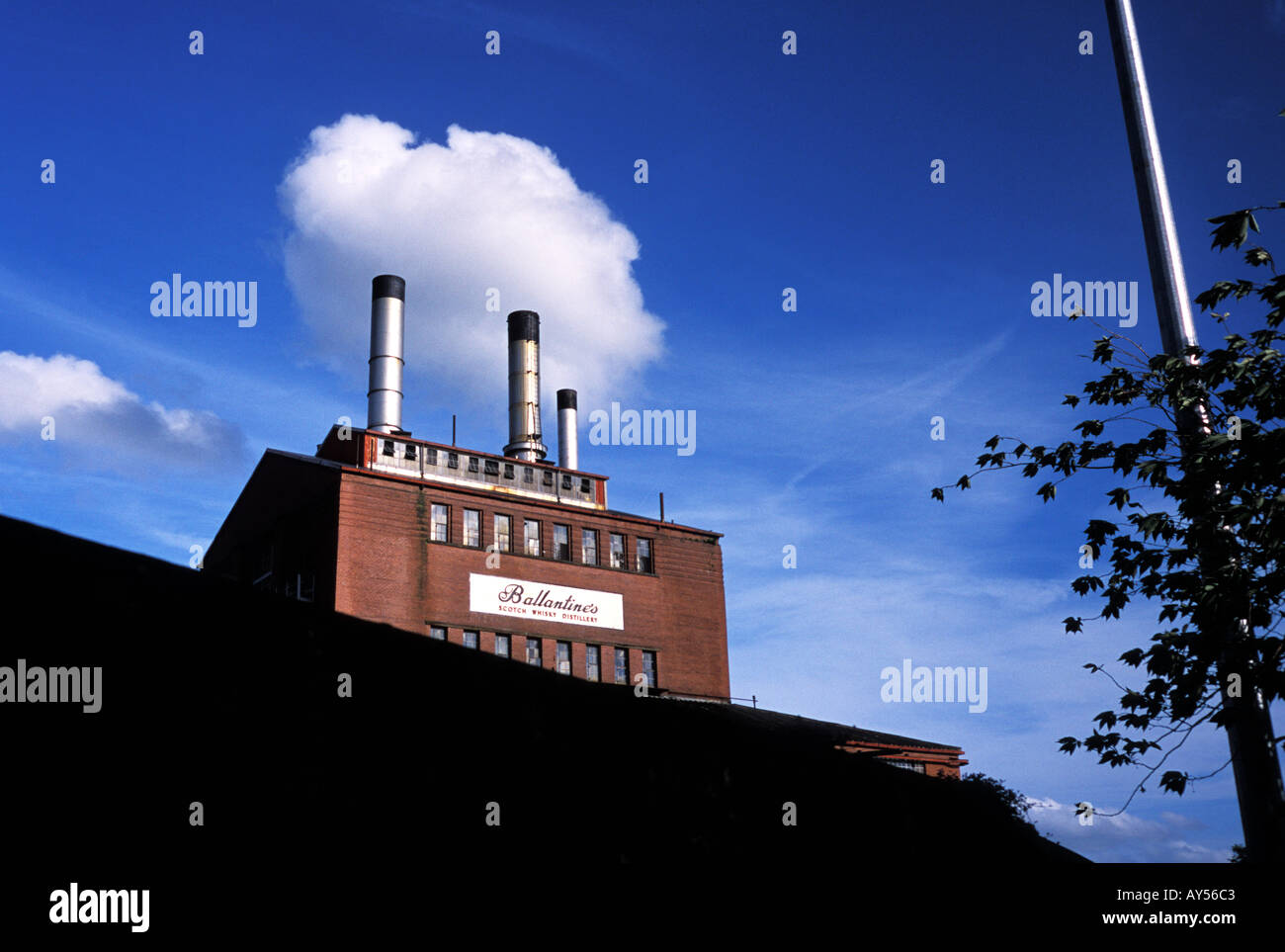 Ballantines Whisky Distillery Dumbarton Scotland Stock Photo - Alamy