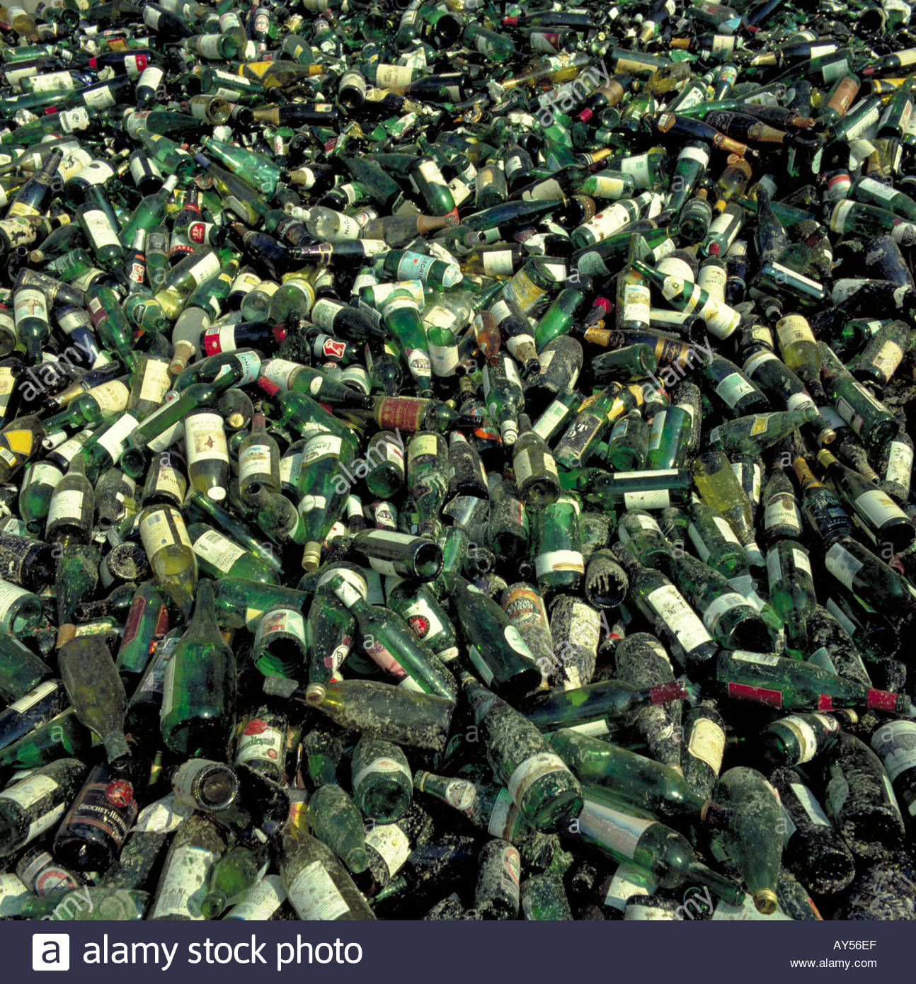 Thrown away pollution industry trash garbage recovery waste management ...