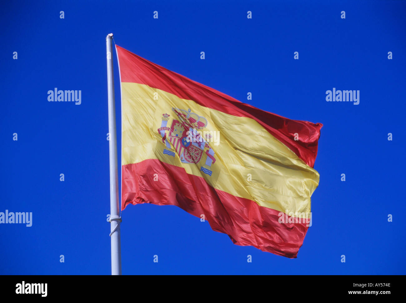 The spanish flag hi-res stock photography and images - Alamy