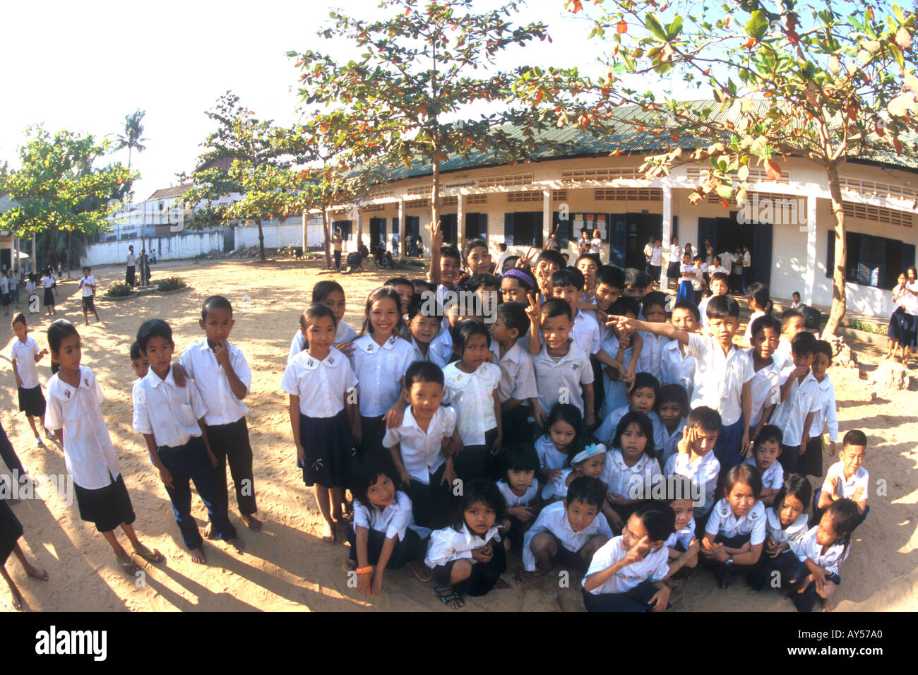 Elementary School Children Education Siem Reap Cambodia Stock Photo - Alamy