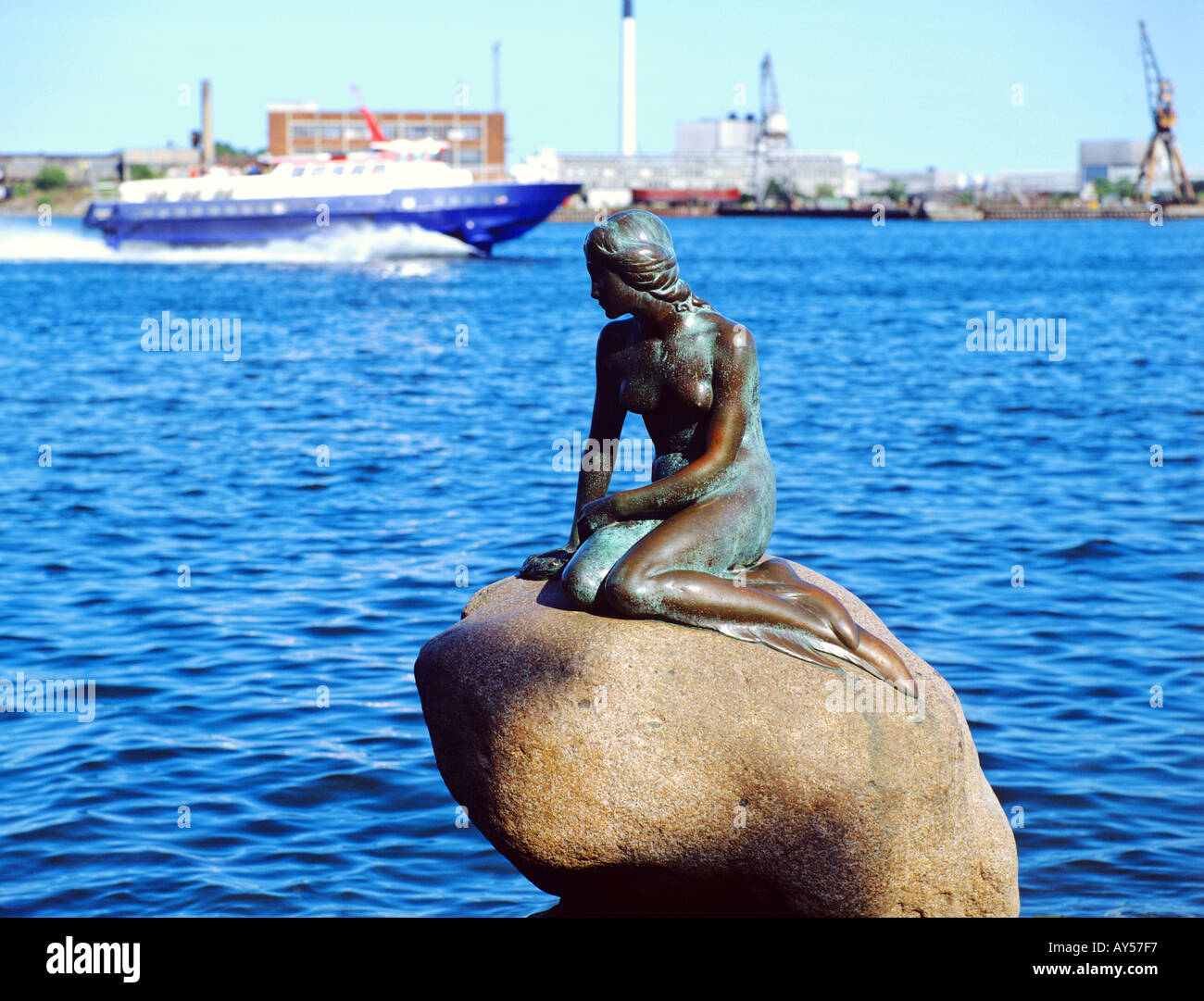The Little Mermaid Statue Copenhagen Denmark Stock Photo - Alamy