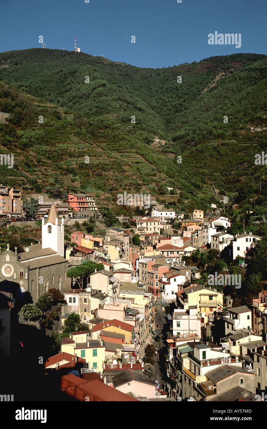 Italy Ligury Riomaggiore Cinque Terre Stock Photo - Alamy