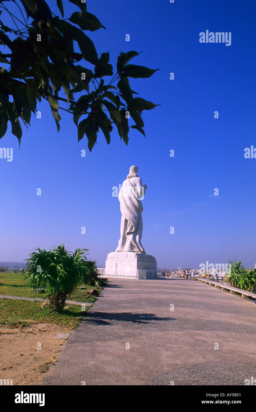 Jesus Christ Statue Casablanca on Mountaintop Havana Cuba Stock Photo ...