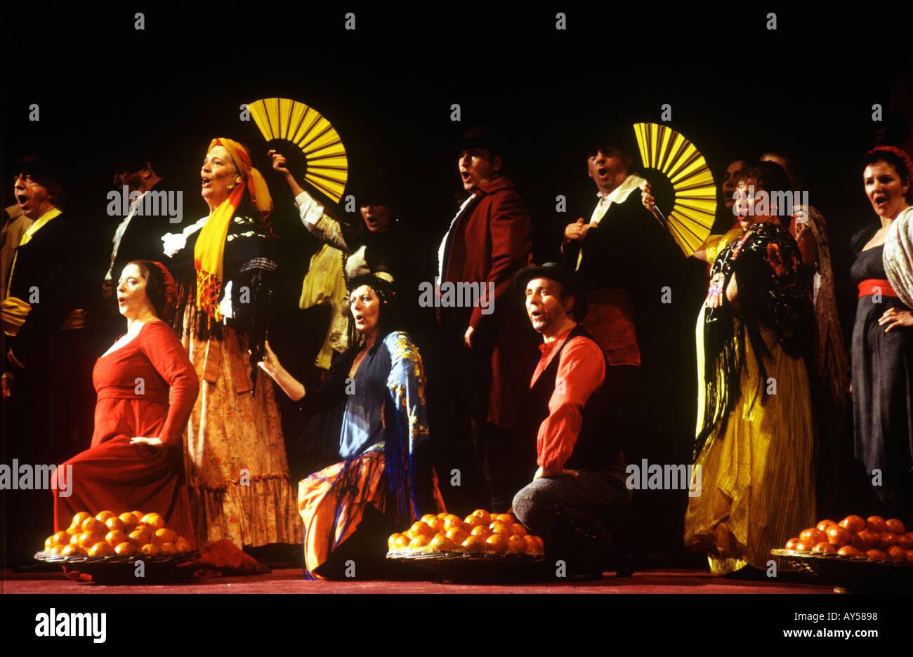 UK Wales Welsh National Opera Performance of Carmen DW1 Stock Photo - Alamy