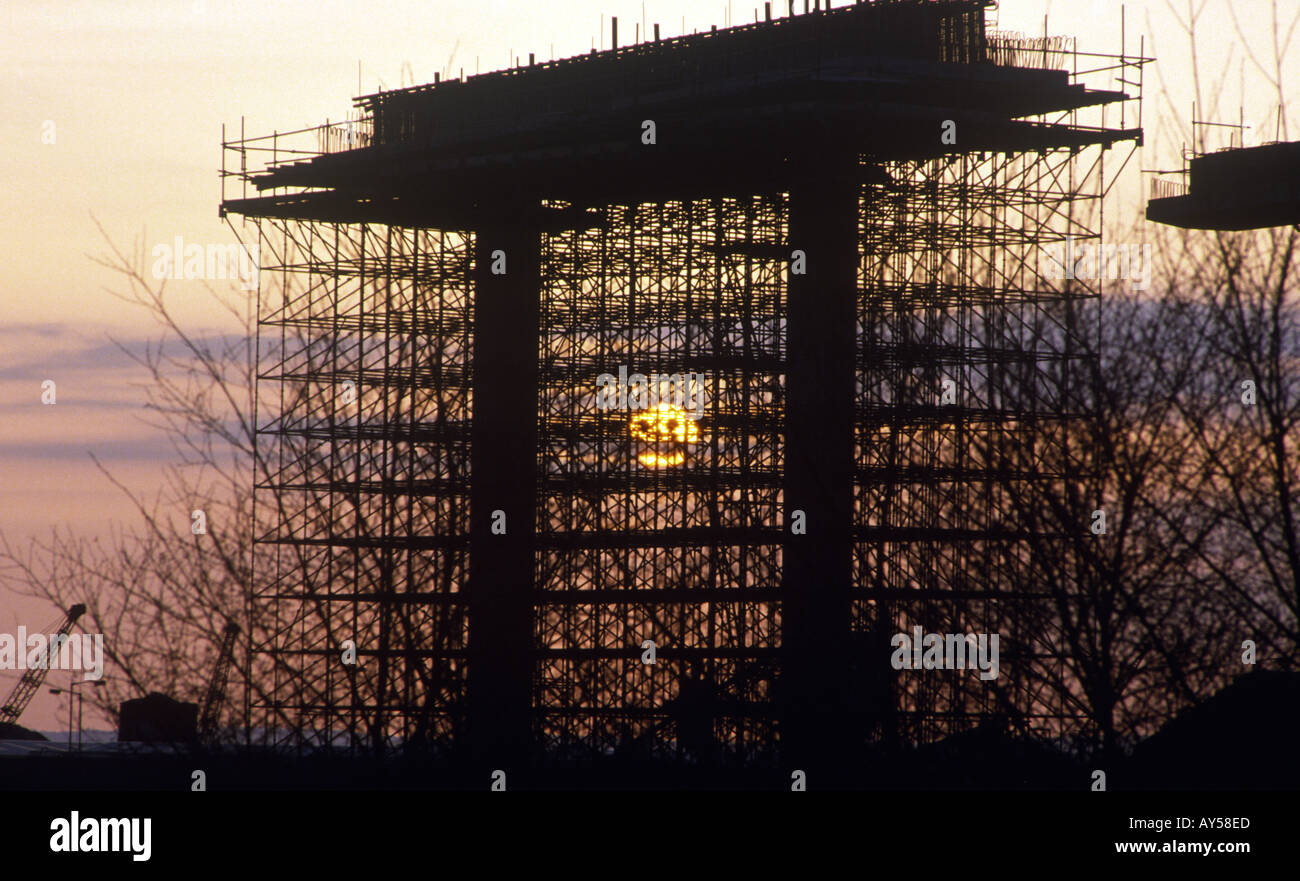 Motorway bridge construction hi-res stock photography and images - Alamy