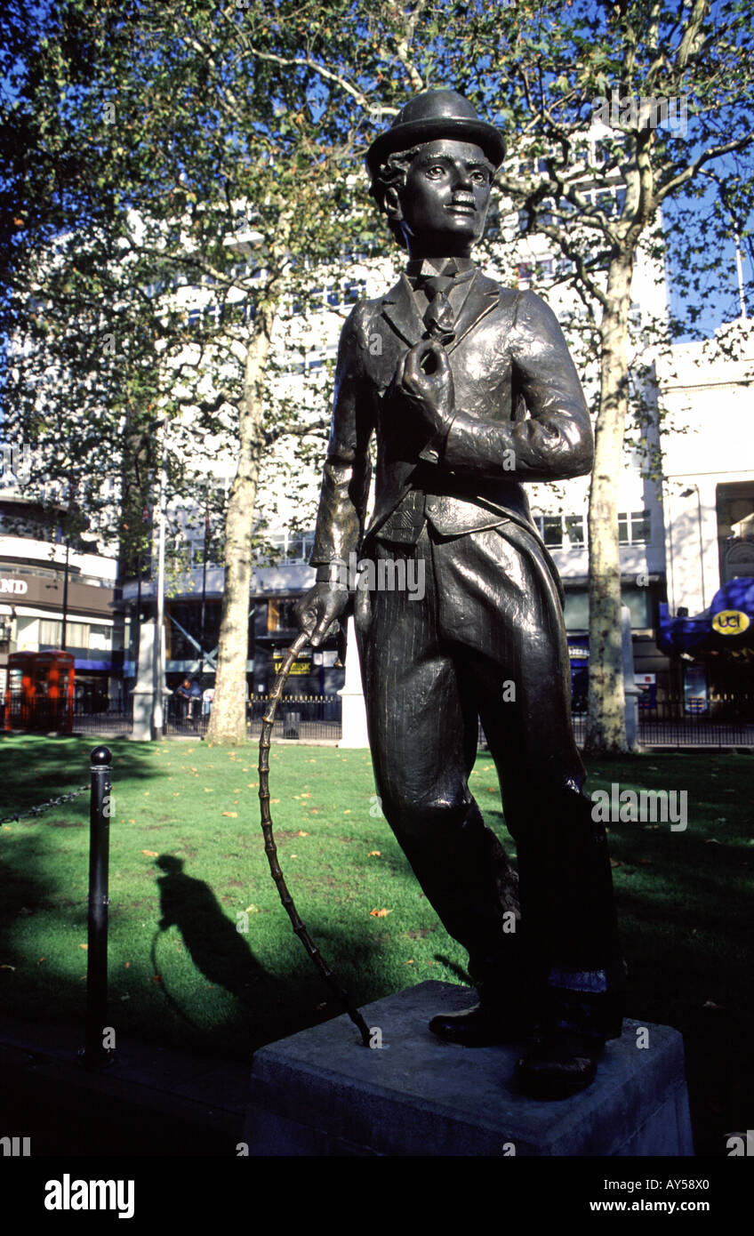 Charlie Chaplin Statue In London High Resolution Stock Photography and ...