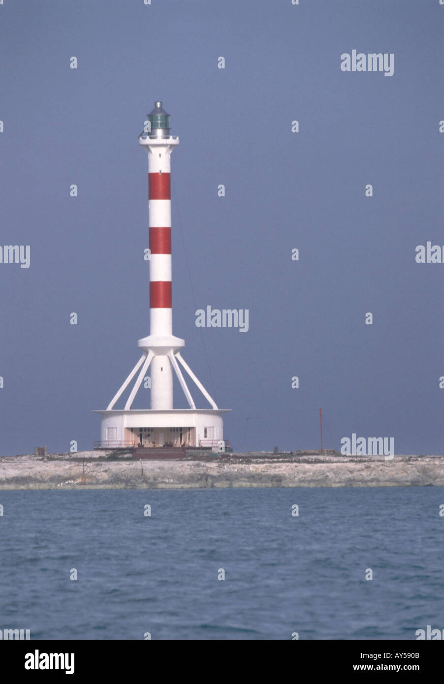 lighthouse cayo guano del este cuba Stock Photo - Alamy