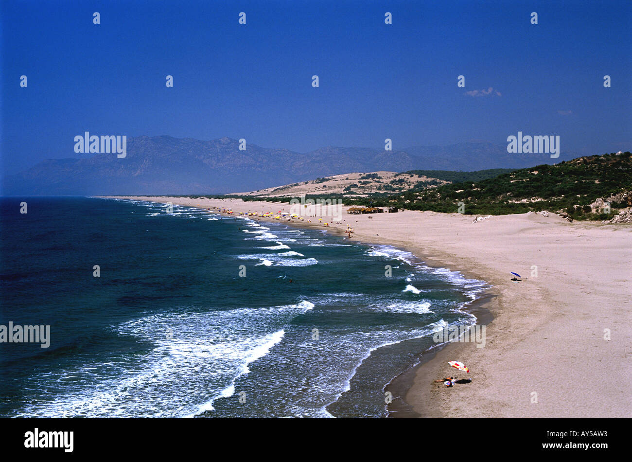Turkey Mediterranean Coast Antalya Region Patara Beach Stock Photo - Alamy