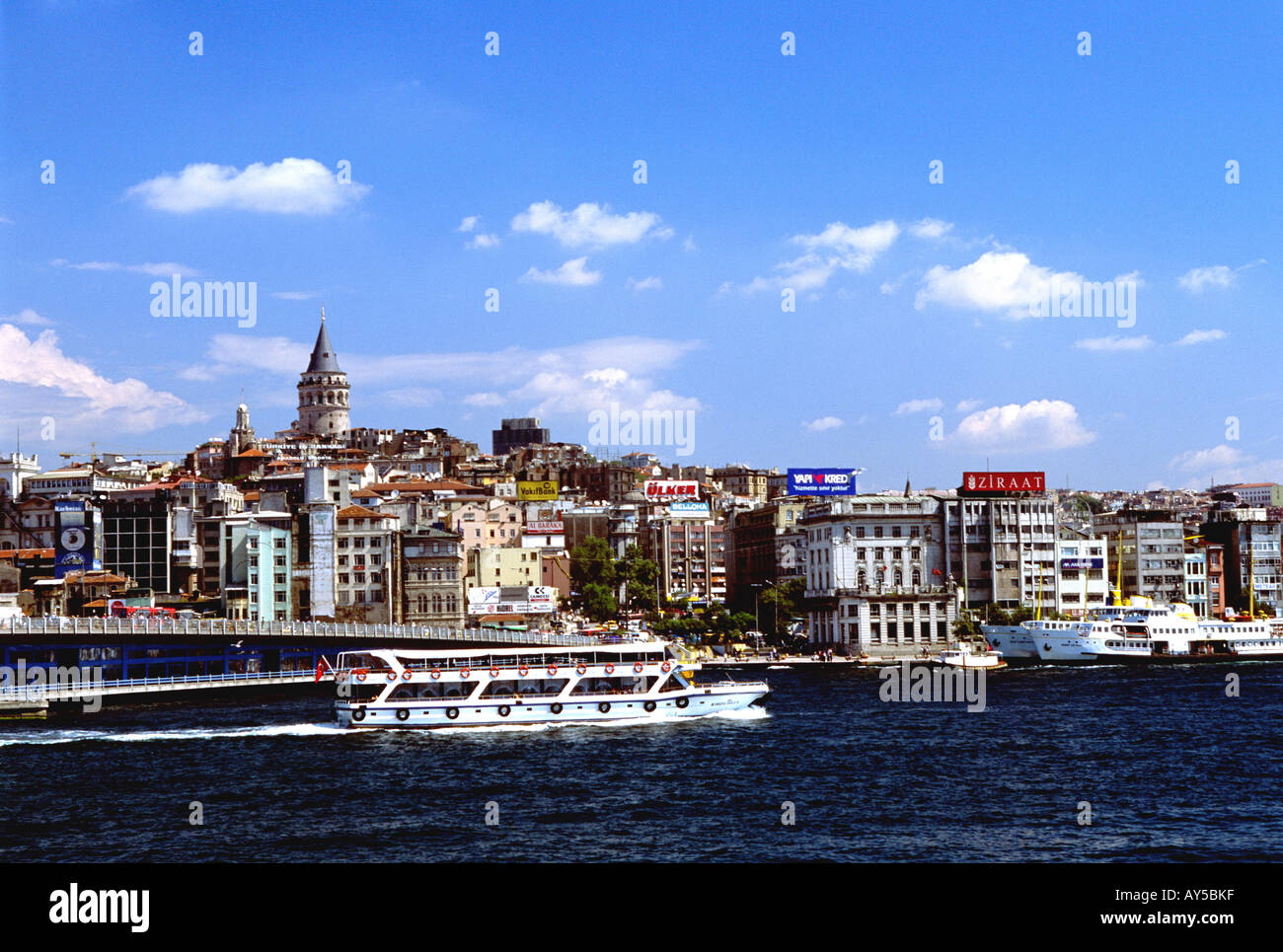Turkey Istanbul Beyoglu Galata Tower Stock Photo - Alamy