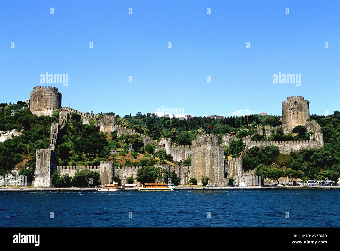 Turkey Istanbul European Seaside Rumeli Hisar Fortress Stock Photo - Alamy
