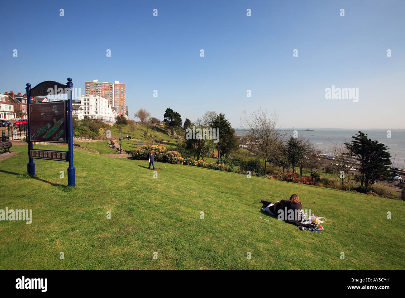 united kingdom essex southend on sea cliff gardens Stock Photo - Alamy