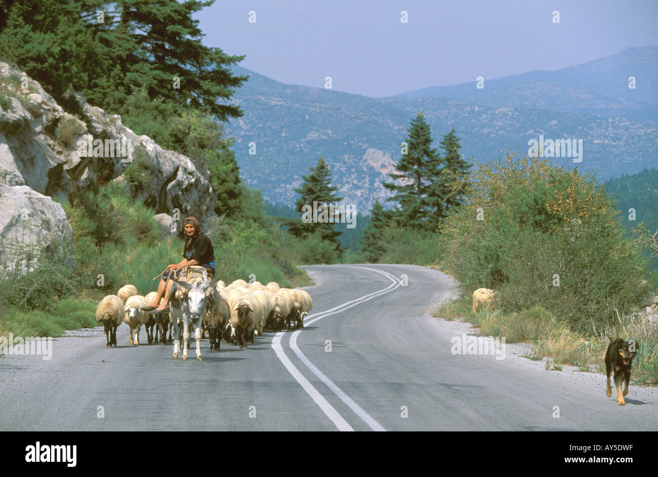 Greece The Pelonnese Parnon Massif Stock Photo - Alamy