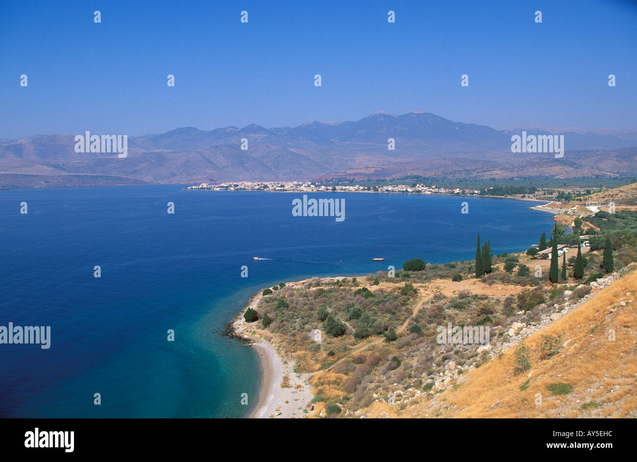 Greece Central Greece Itea Chain of Parnass Mount Stock Photo - Alamy