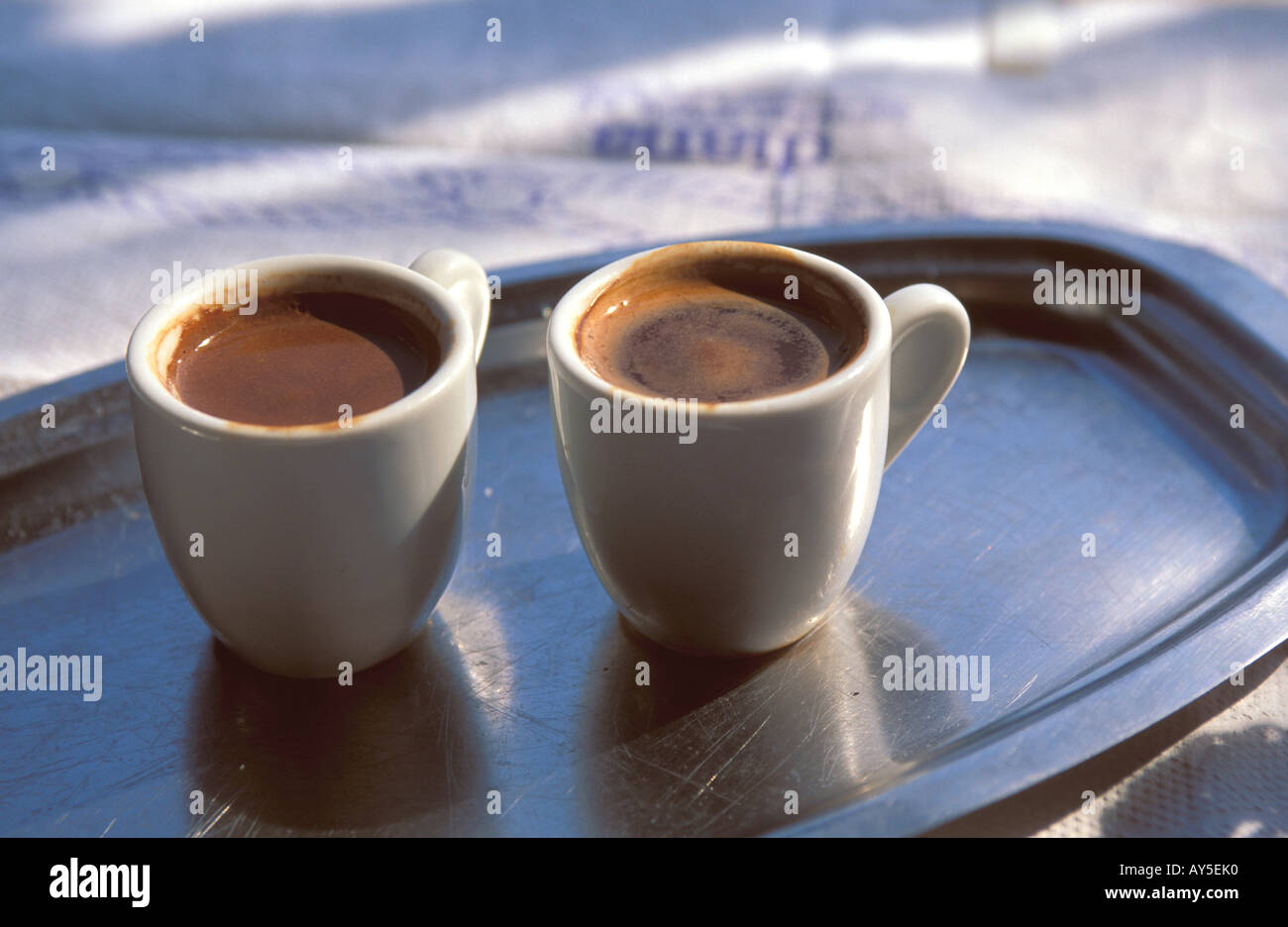 Greece Greek Coffee Stock Photo - Alamy
