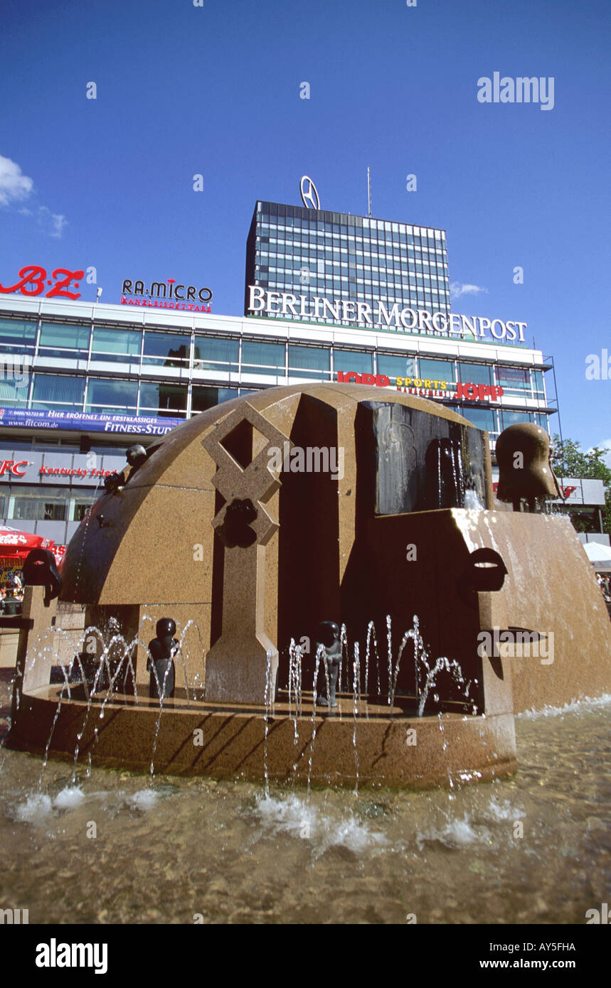 Germany Berlin Europe Center Earthly Sphere Fountain Stock Photo - Alamy