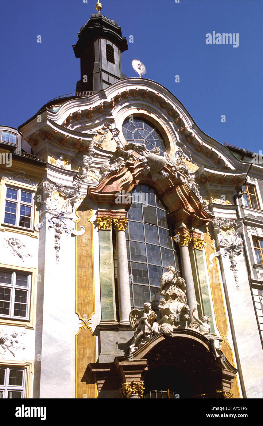 Germany Munich Asamkirche Stock Photo - Alamy