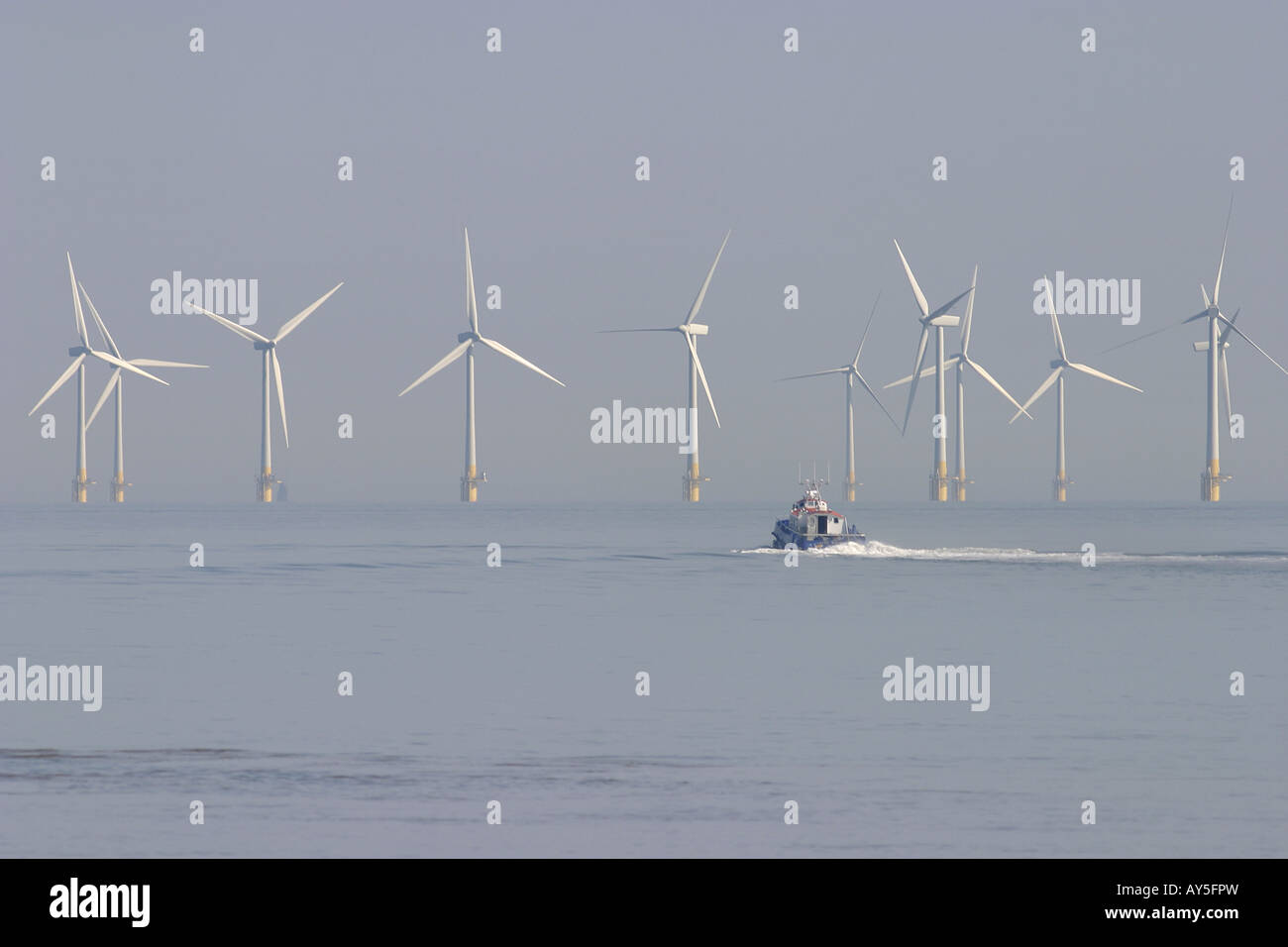 Wind turbine support boat hi-res stock photography and images - Alamy