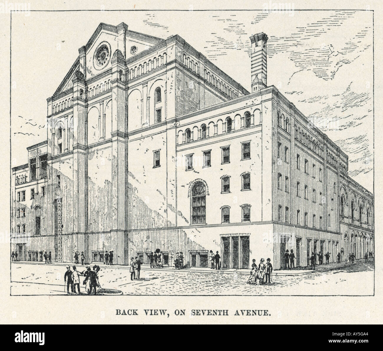 Usa Met Opera Back View Stock Photo - Alamy