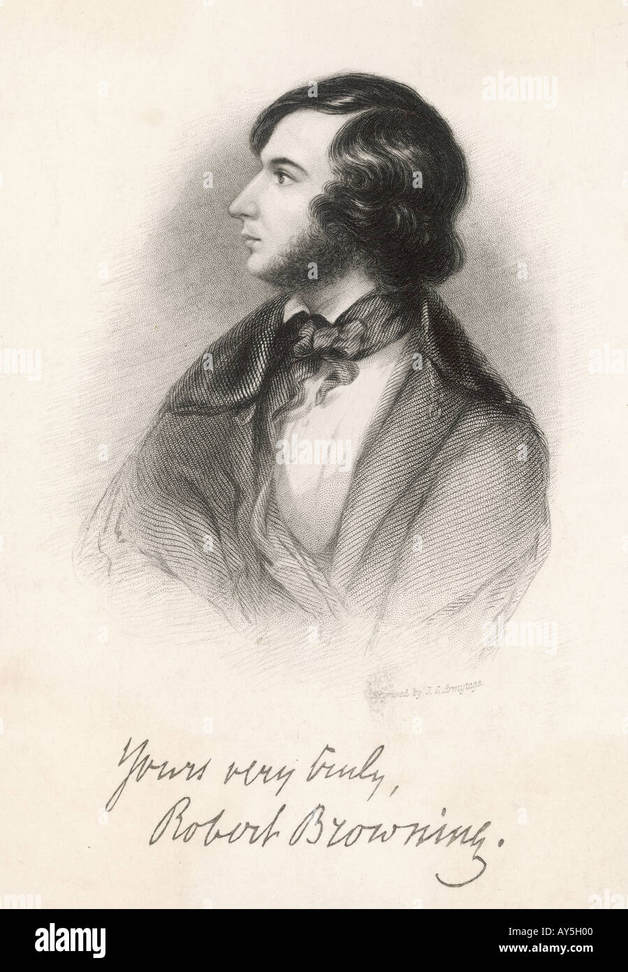 Robert browning young man hi-res stock photography and images - Alamy