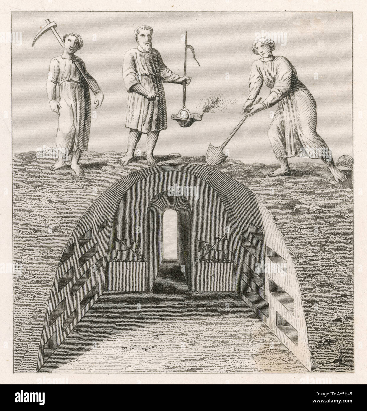 Roman catacombs hi-res stock photography and images - Alamy