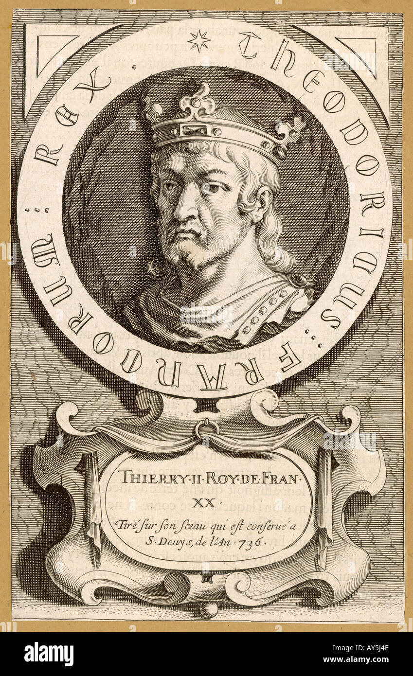 Thierry iv theodoric king the franks hi-res stock photography and ...