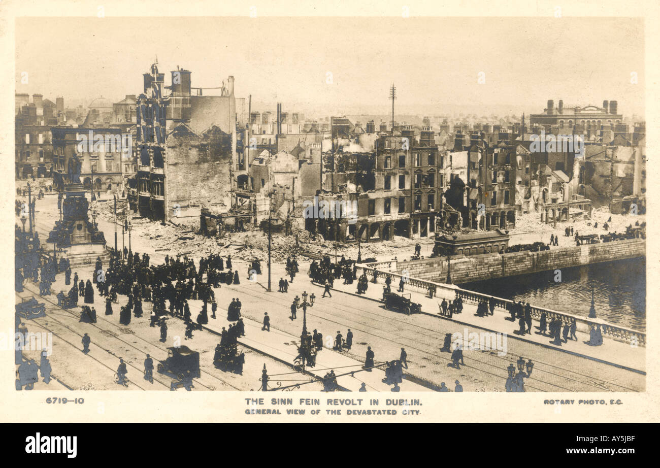 Dublin after the sinn fein rising hi-res stock photography and images ...