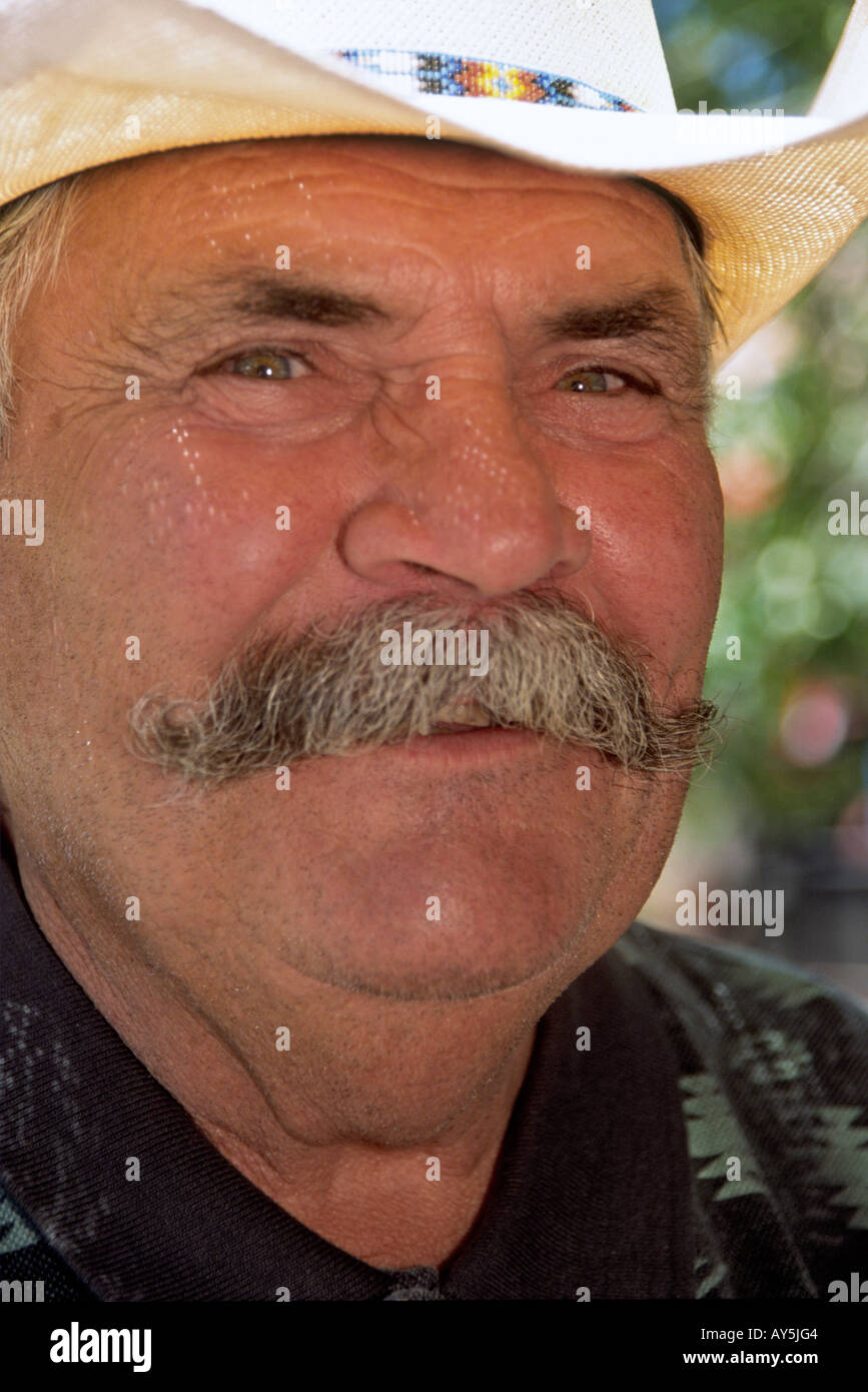 Cowboy with mustache hi-res stock photography and images - Alamy