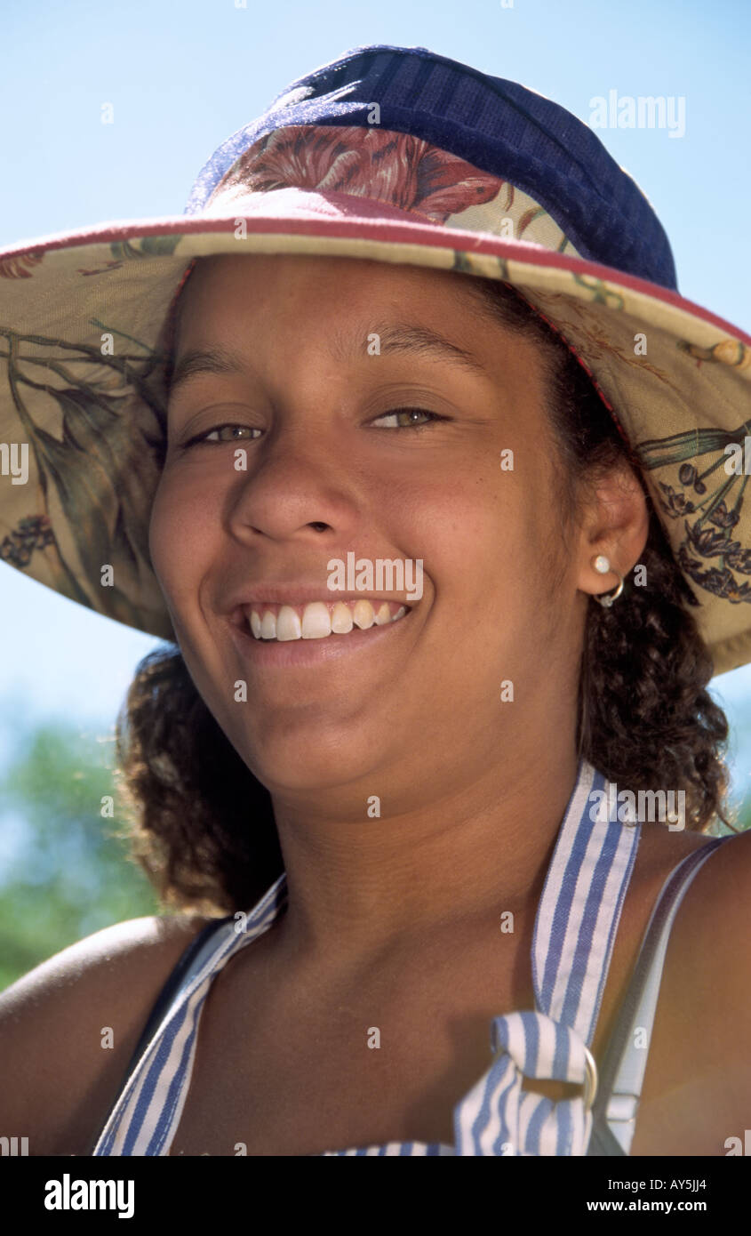 MR 0268 A smiling Alicia Zeigler at the 4th of July festivities in ...