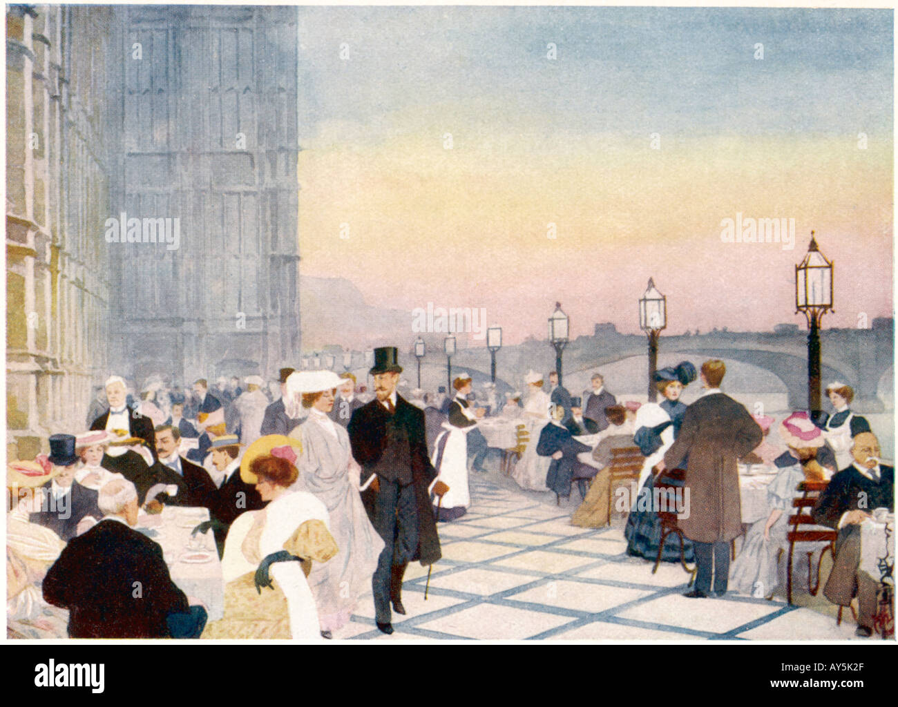 Tea At Westminster Stock Photo - Alamy