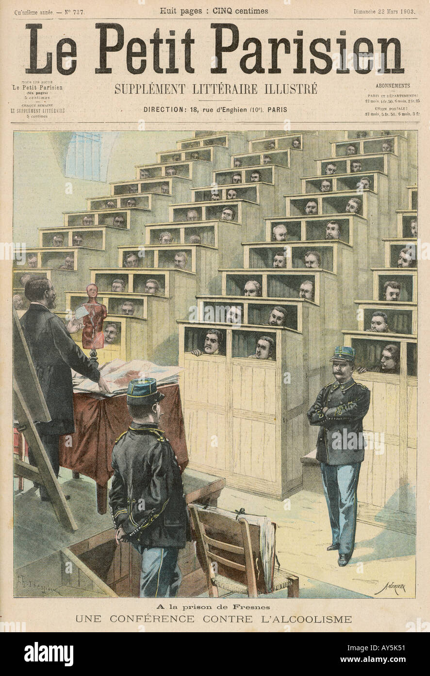 French Prisoners Lecture Stock Photo - Alamy