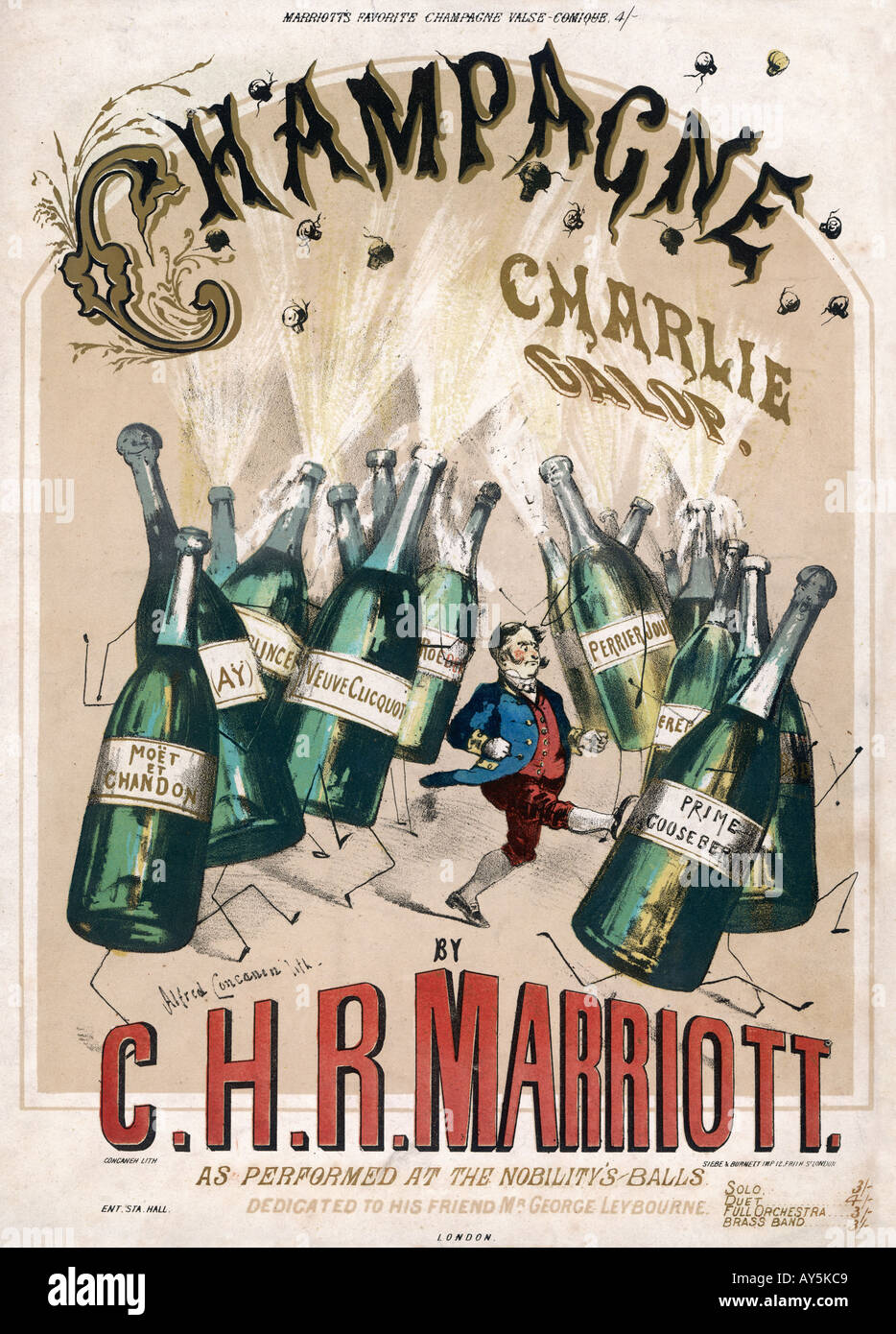 Champagne charlie music hi-res stock photography and images - Alamy