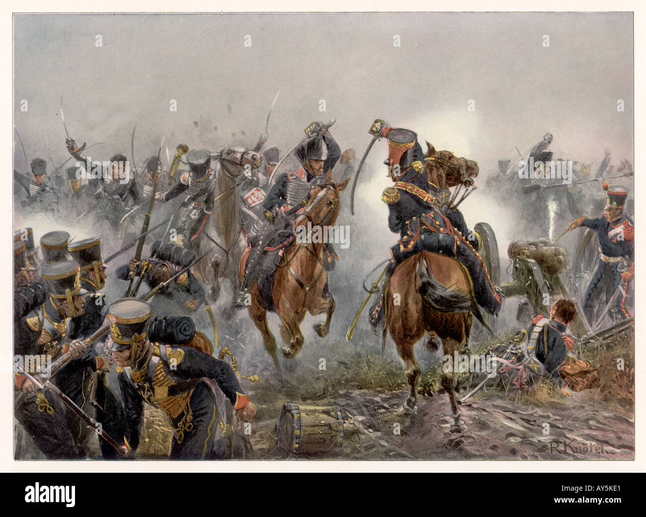 Napoleonic Leipzig Batt Stock Photo - Alamy