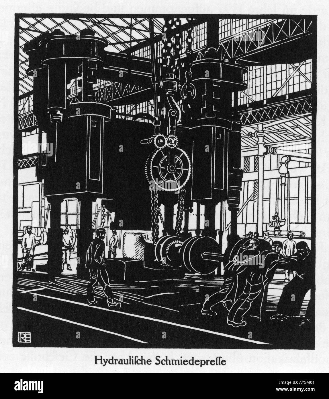 Krupp Forging Press Stock Photo - Alamy