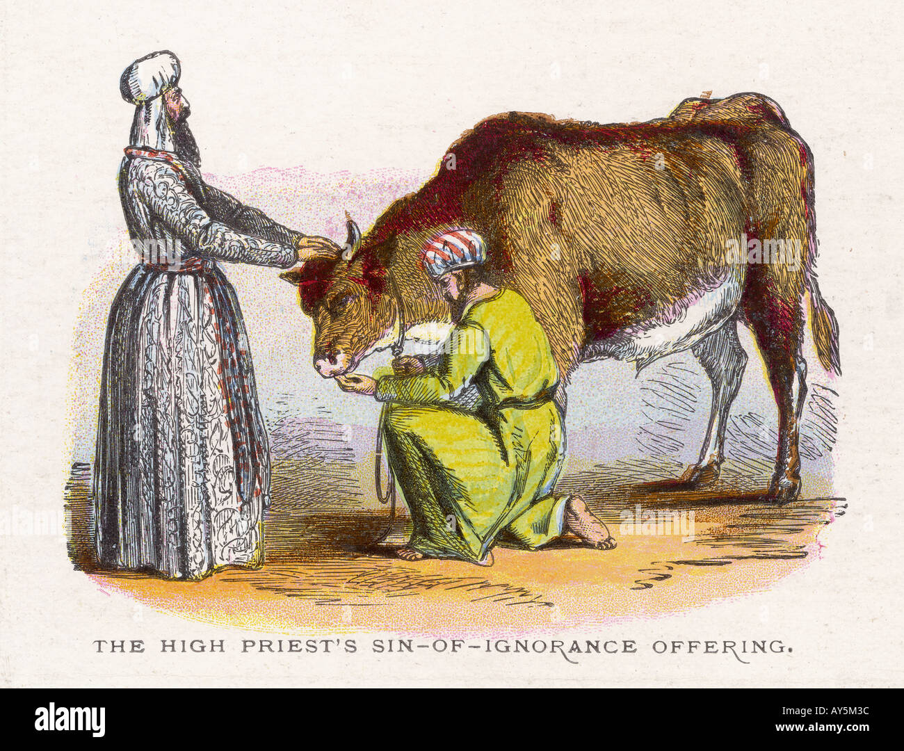 High Priests Sacrifice Stock Photo - Alamy