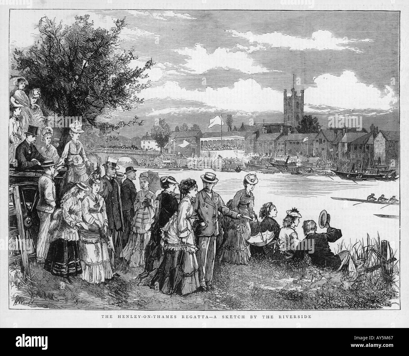 Henley town Black and White Stock Photos & Images - Alamy