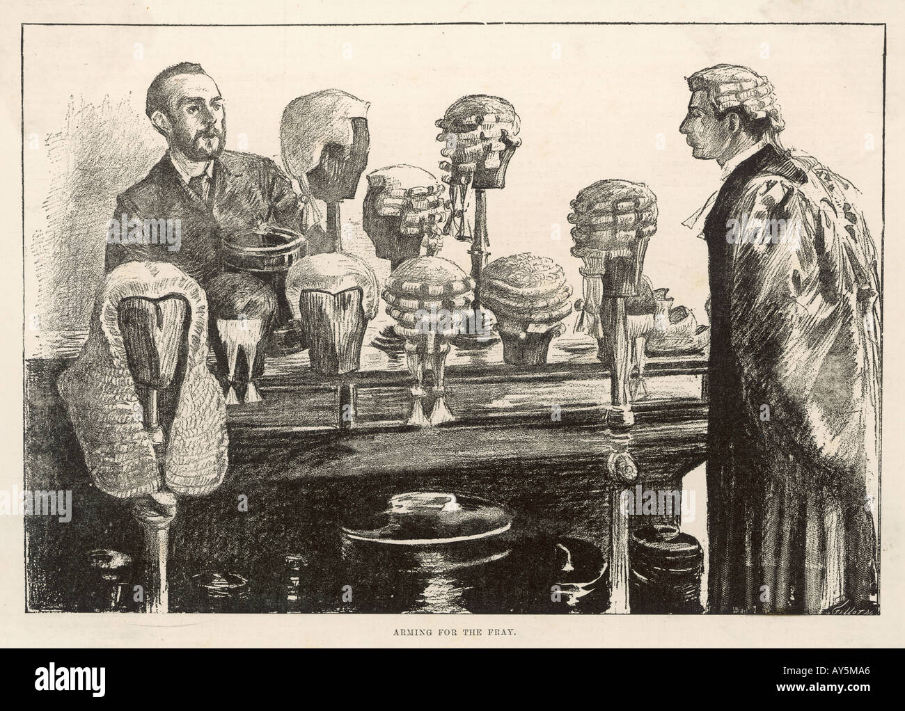 Lawyers wigs hi-res stock photography and images - Alamy