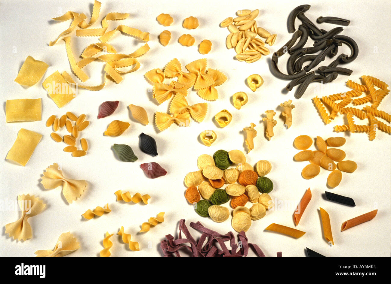 Pasta Assorted Pasta Stock Photo - Alamy