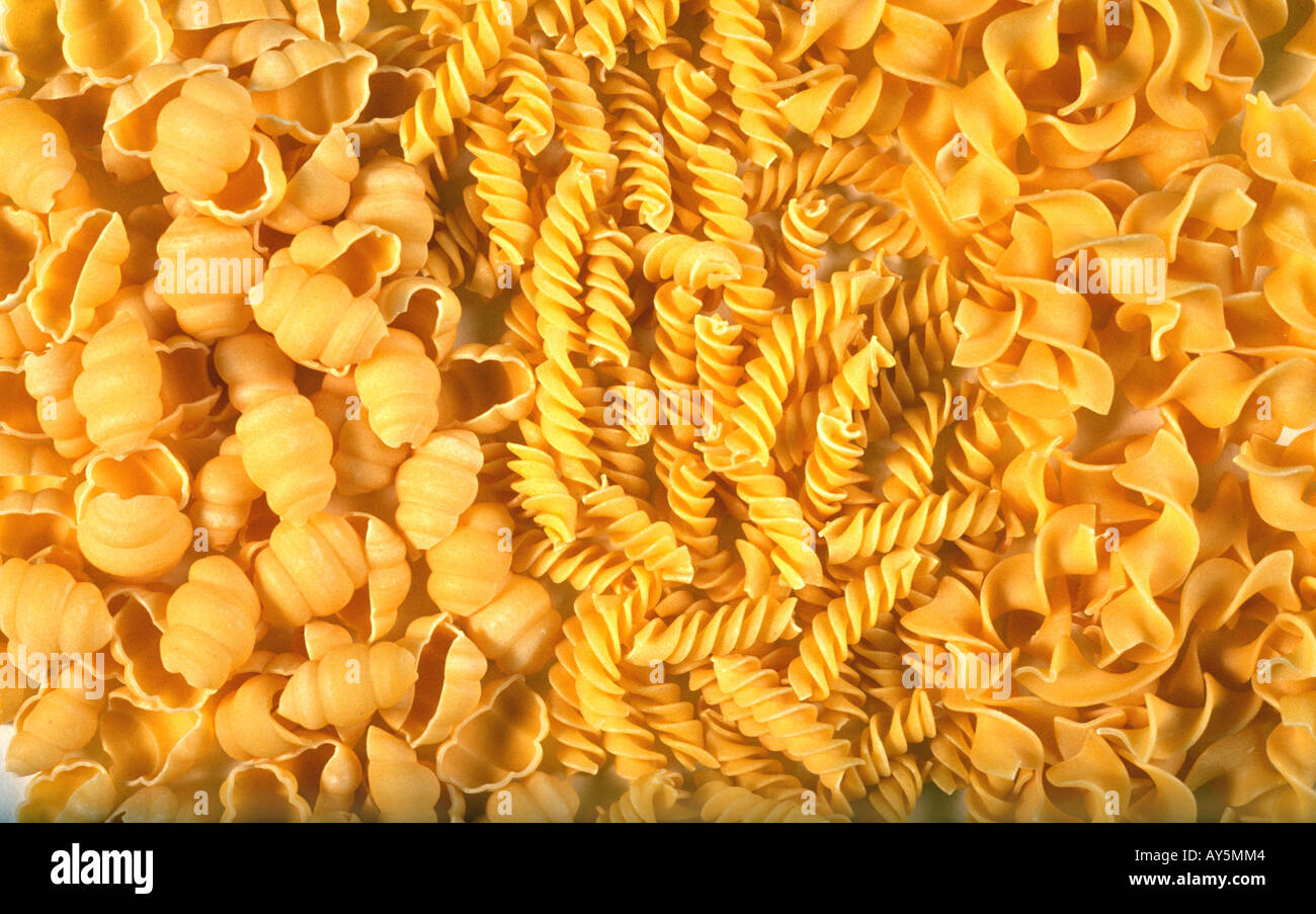 Pasta Assorted Pasta Stock Photo - Alamy