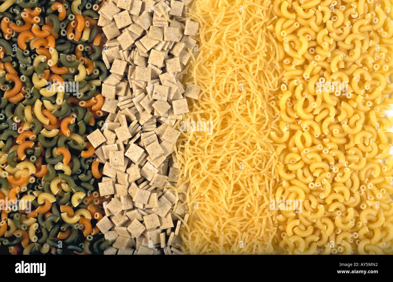 Pasta Assorted Pasta Stock Photo - Alamy