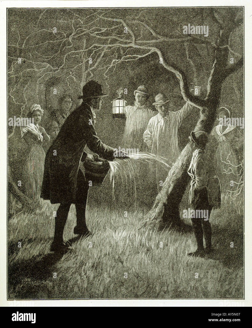 Wassailing Apple Trees Stock Photo - Alamy