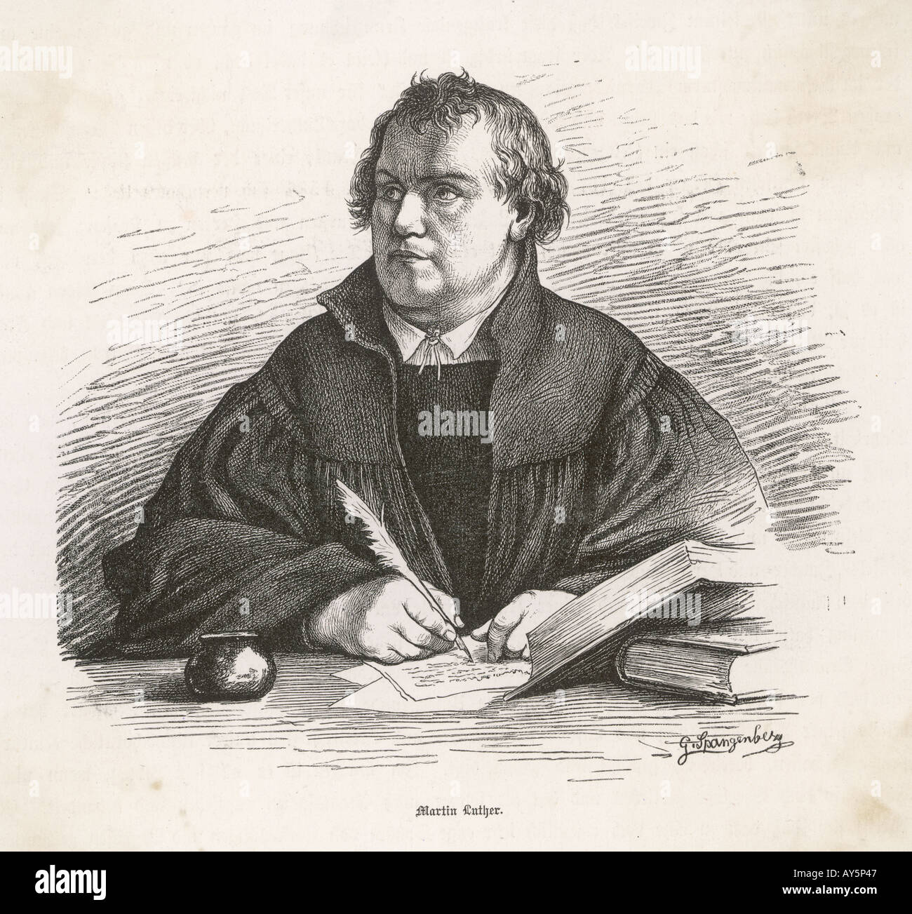 Martin luther reformation writing hi-res stock photography and images ...