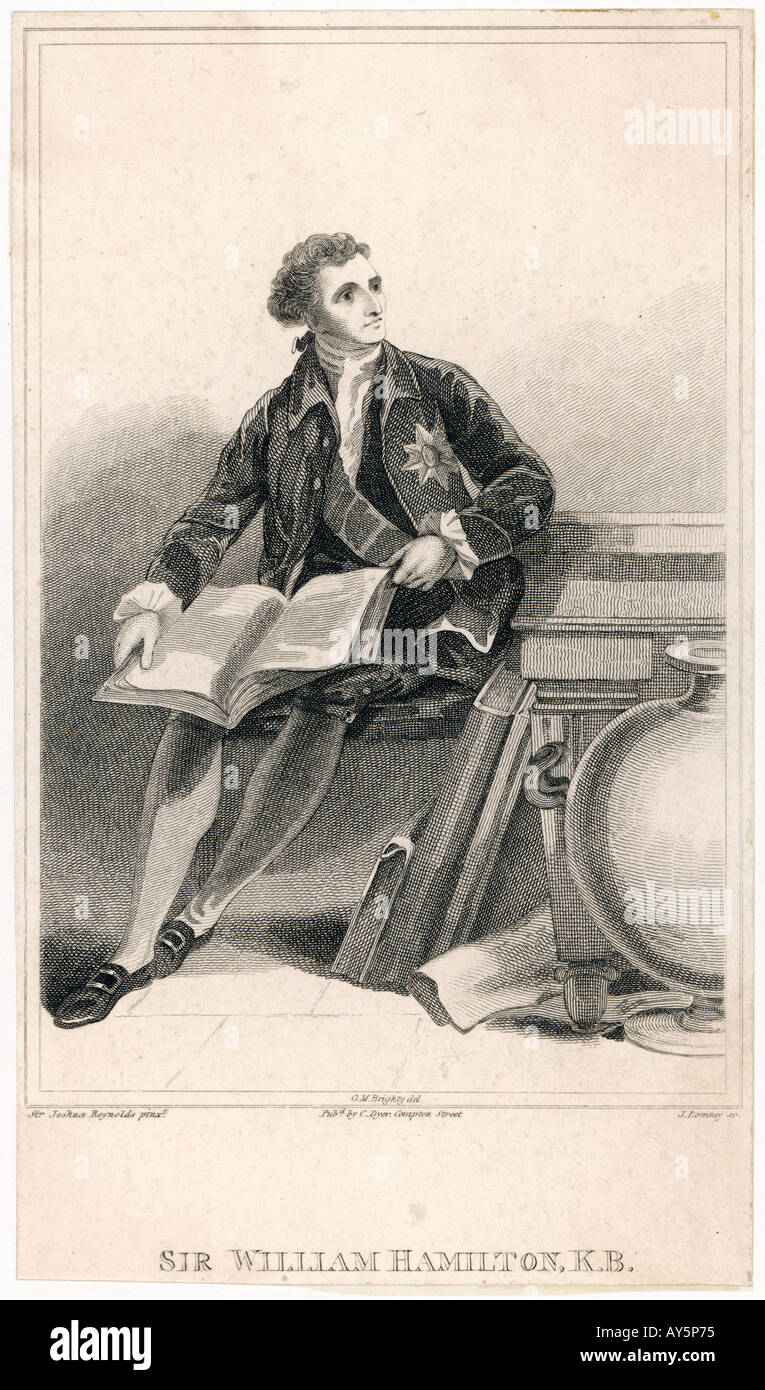 Sir William Hamilton Stock Photo - Alamy