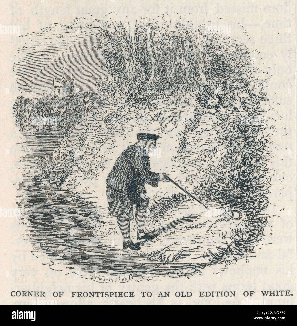 Gilbert White Of Selborn Stock Photo - Alamy