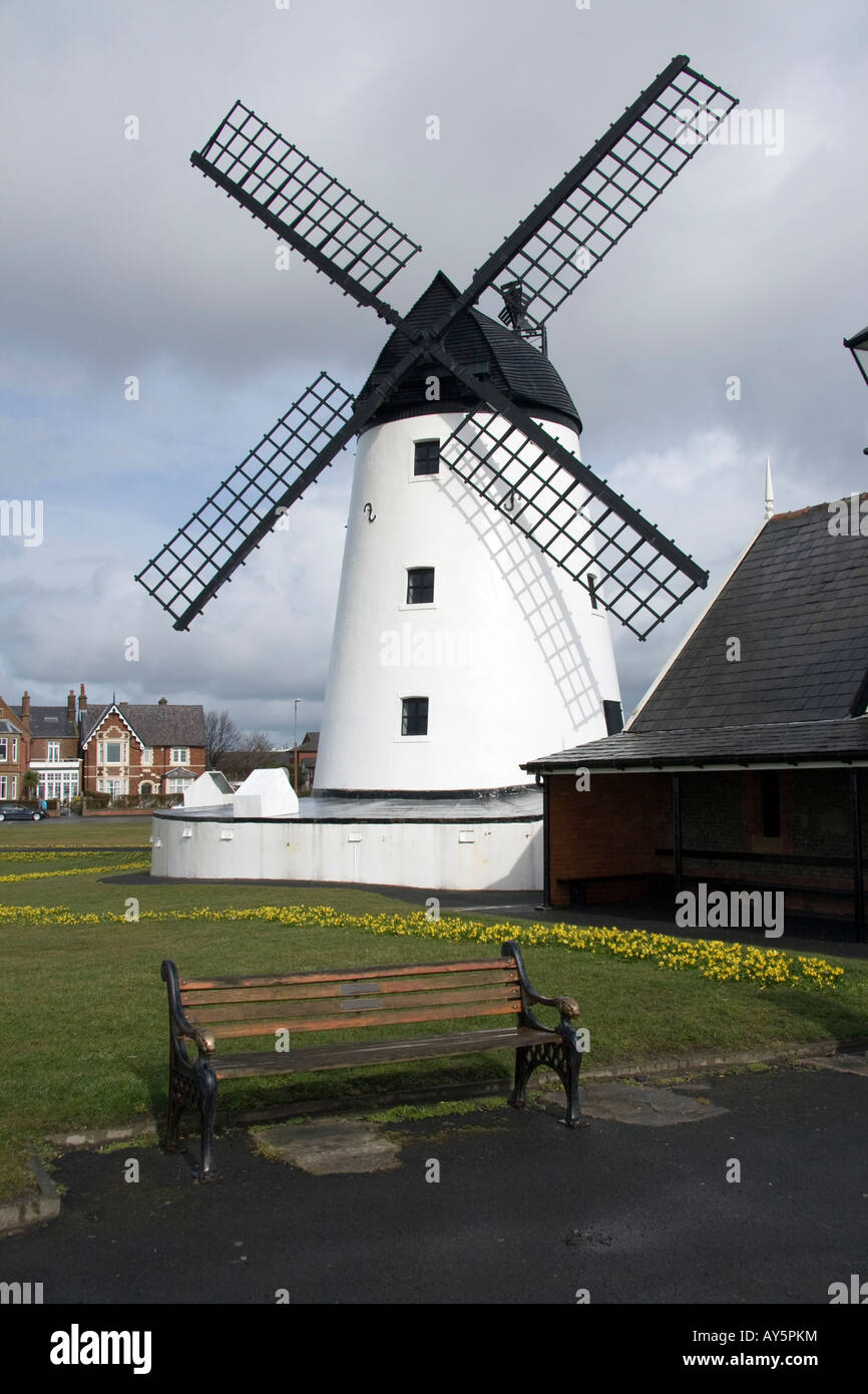 Windmill at Lytham St Annes, Lancashire England UK Stock Photo - Alamy