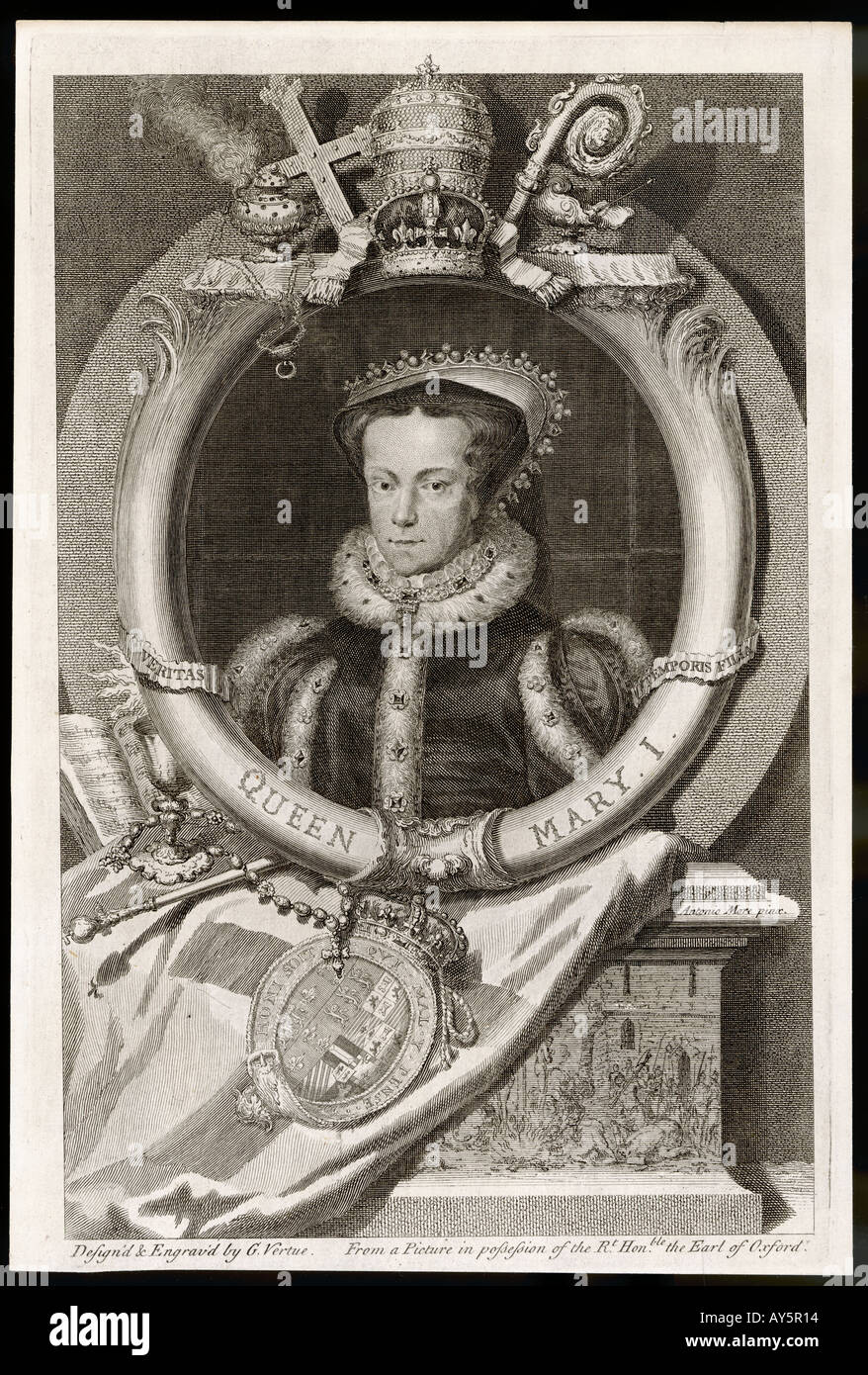 Mary tudor catholic queen england hi-res stock photography and images ...