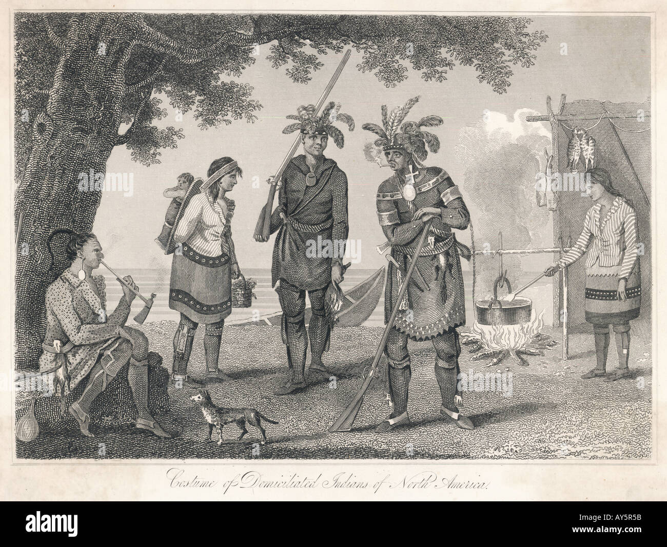 Group of native americans hi-res stock photography and images - Alamy